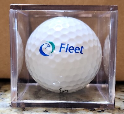 Fleet Bank Logo Golf Ball - Titleist - In display case | eBay