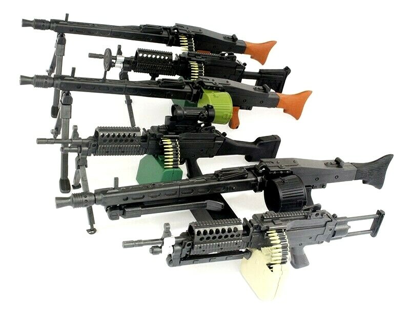 1/6 Light Machine Gun Miniature MK46 MG42 For Action Figure 1 Random ...
