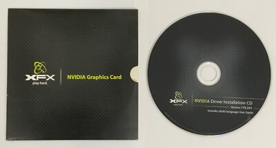 XFX Nvidia Graphics Card Driver Installation CD Version 178.24Y ...