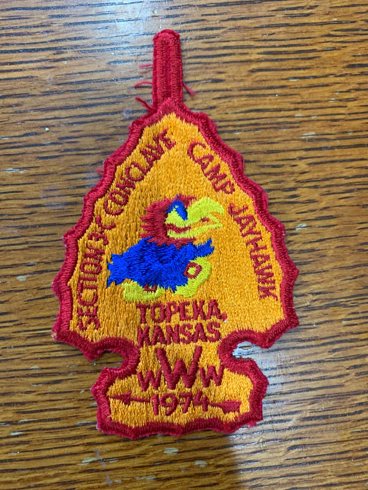 1974 C/E Section 3C OA Conference Patch Camp Jayhawk | eBay