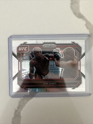 2023 UFC Panini Prizm Jon Jones Silver Hyper No 74 Light Heavyweight | eBay