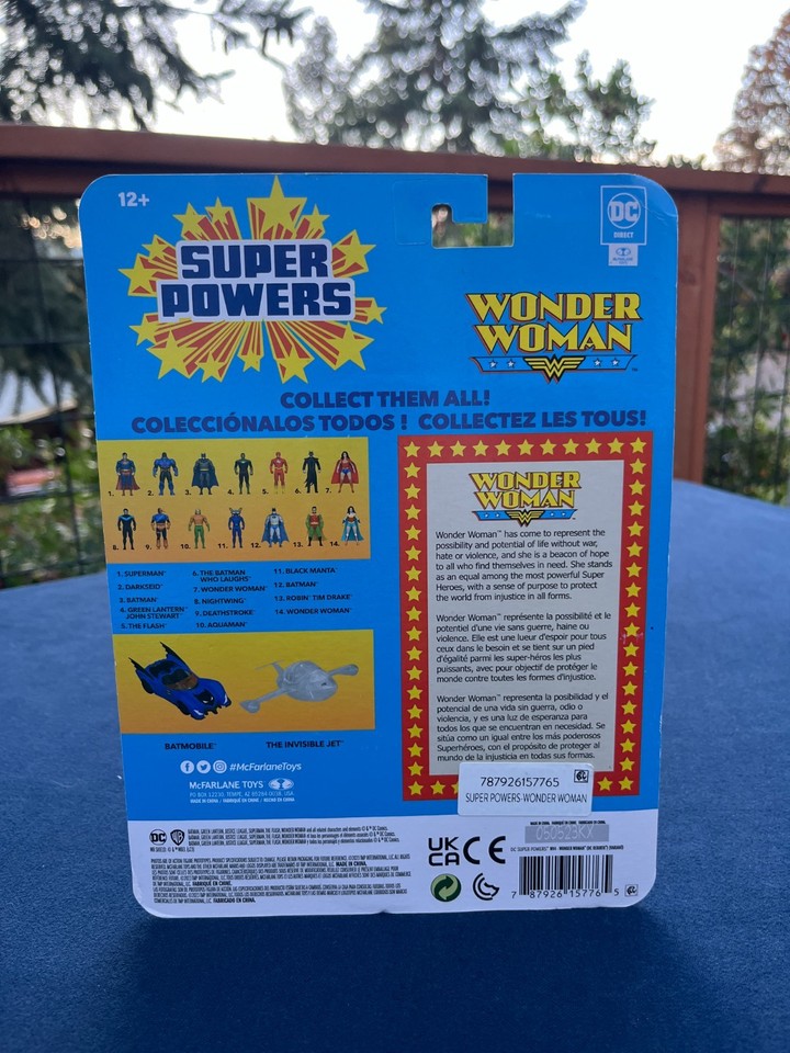 Wonder Woman -Wave 4- DC Super Powers McFarlane Toys DC Direct -NEW ...