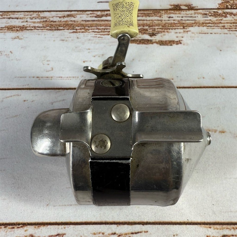 Vintage Zebco Spinner Model 55 Chrome Fishing Reel Original Classic | eBay
