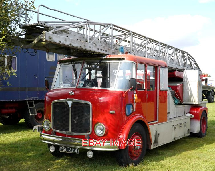 PHOTO PHOTOS-TRUCKS FIRE ENGINE PSU404 1960 AEC TURNTABLE LADDER THE ...