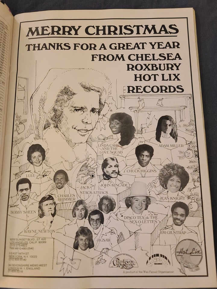 Vintage December 27 1975 Cash Box Magazine Glen Campbell Who John ...