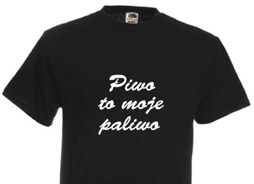 PIWO TO MOJE...POLISH POLSKA KOSZULKA FUNNY SLOGAN MEN BLOKE T-SHIRT ...