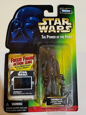 Star Wars Chewbacca as Boushh's Bounty w bowcaster, POTF Freeze Frame ...