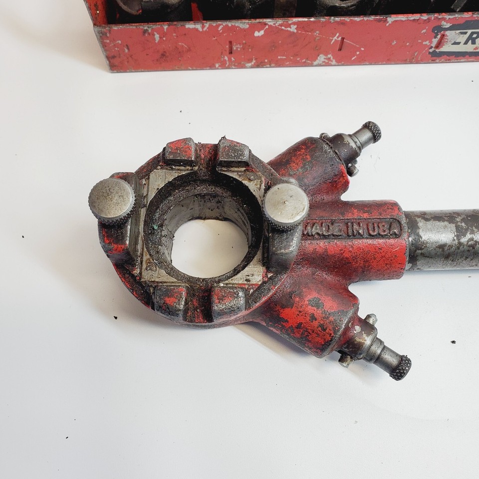 Vintage Craftsman Ratchet Style Pipe Threader 6 Piece Set Read ...