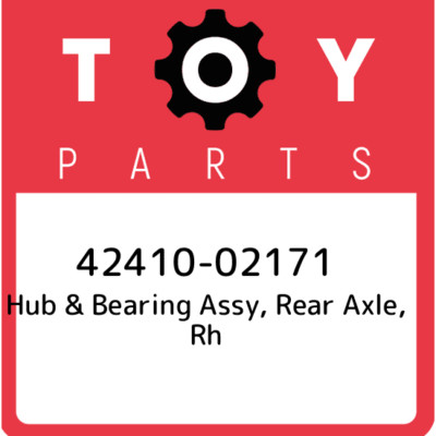 42410-02171 Toyota Hub & bearing assy, rear axle, rh 4241002171, New ...