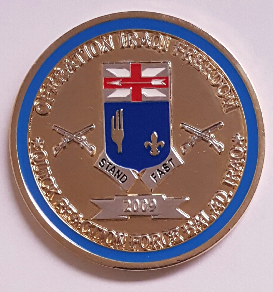 US Army OIF Operation Iraqi Freedom Delta Company 1/155 Infantry Balad ...