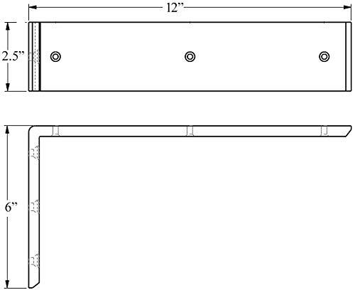 Heavy Duty L Brackets, Countertop Support Brackets, Shelf Brackets ...