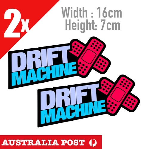 Drift Machine Bandaid x 2 Laptop , Car Decal Sticker | eBay Australia