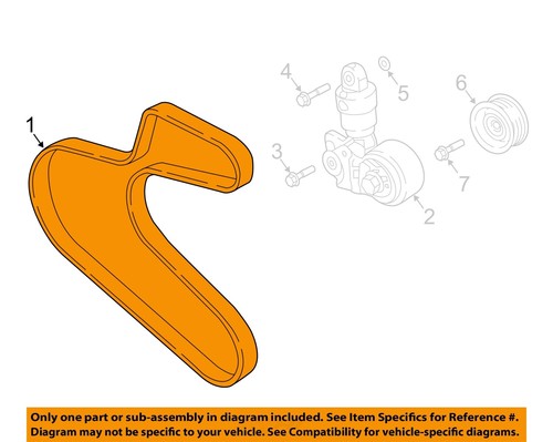 MITSUBISHI OEM 18-20 Eclipse Cross Belts Pulleys-Serpentine Belt ...