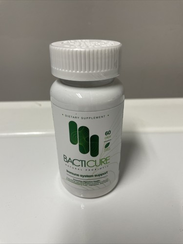Bacticure Natural Probiotic - 60 Capsules - For Digestive Health 09/ ...