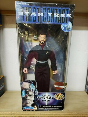 Star Trek First Contact Commander William T Riker Figure | eBay