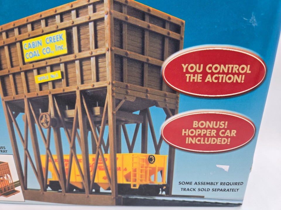 Life Like 8306 Operating Coal Tipple HO gauge train scenery with hopper ...