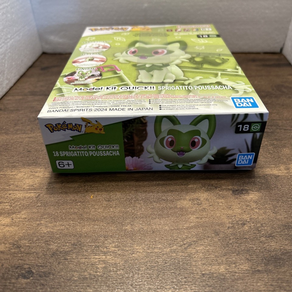 BAN2730079 Bandai #18 Sprigatito "Pokemon" Pokemon Model Kit QUICK | eBay