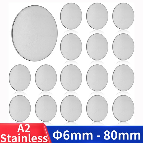 Stainless Steel Blank Round Discs 304 Grade Sheet Metal Precision Laser ...