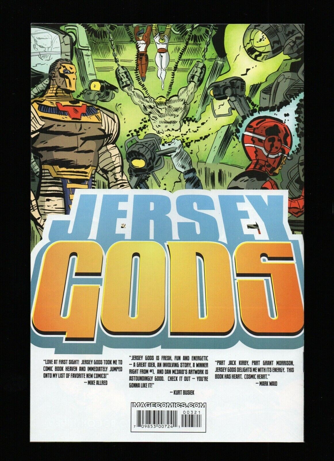 Jersey Gods #3 Dan McDaid Variant (2009) Image Comics | eBay