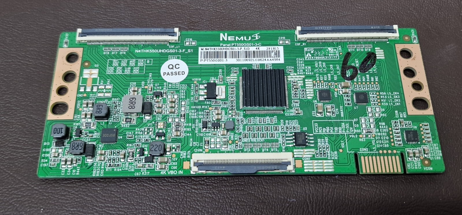 LVDS BOARD FOR 55UL2163DBC LT-55CF890 TV PT550GS01-3-C N4THK550UHDGS01 ...