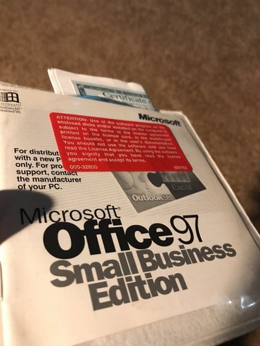 Microsoft Office 97 Small Business Edition Upgrade Software for Windows ...
