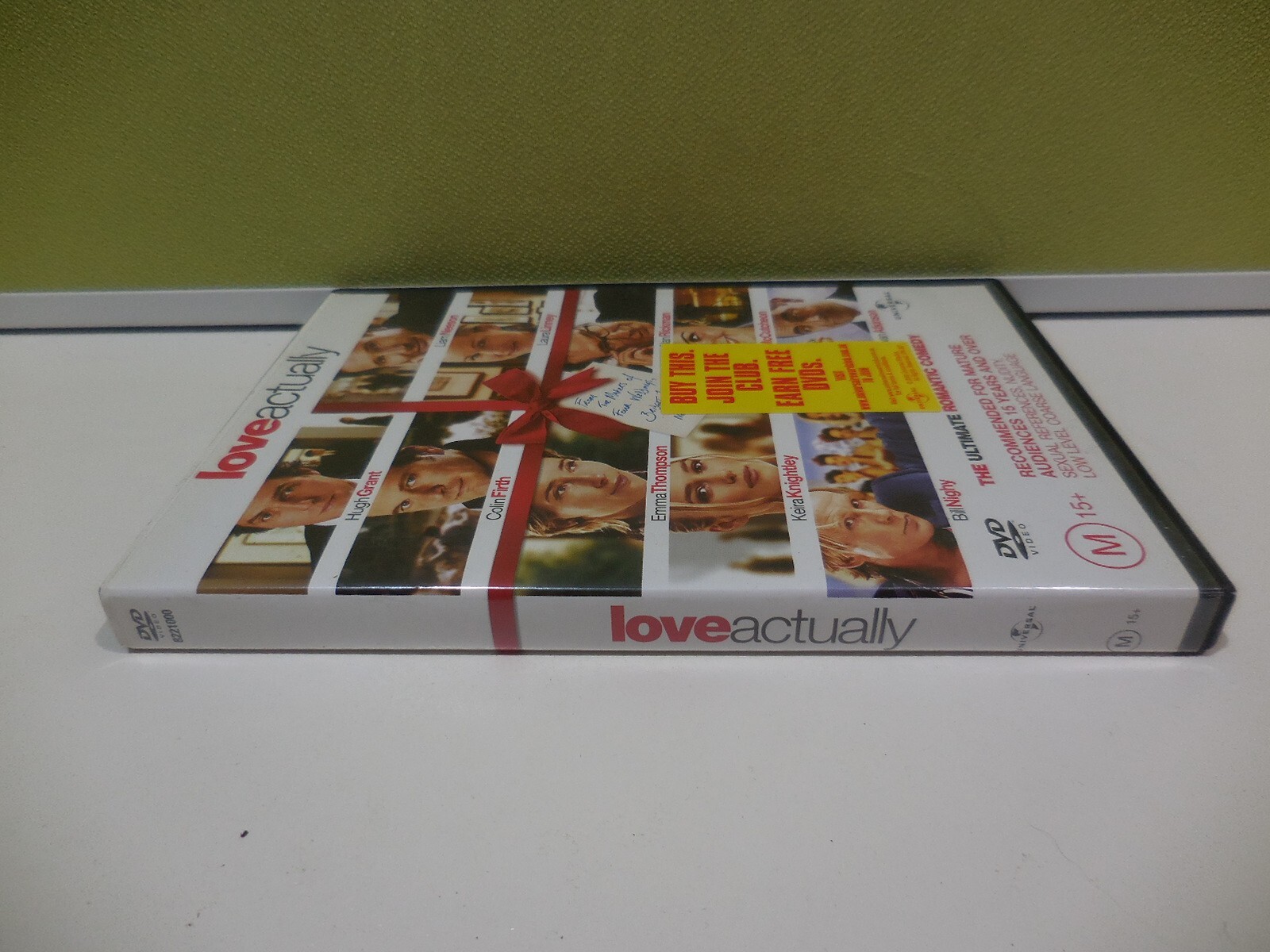 LOVE ACTUALLY. HUGH GRANT, LIAM NEESON, COLIN FIRTH, DVD, (Box 5 ...
