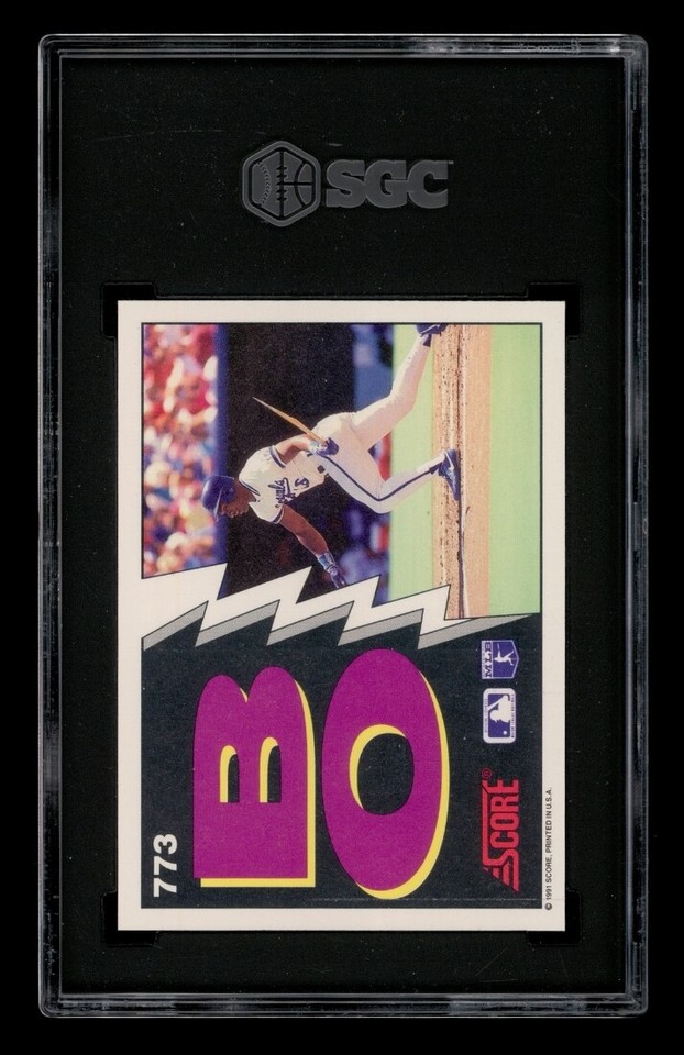 1991 Score Bo Breaker: #773 Bo Jackson SGC 9 MINT | eBay