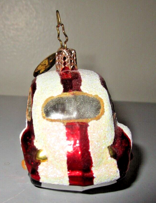 Radko Patriotic VW Beetle Car Red White Blue Gem Christmas Ornament ...