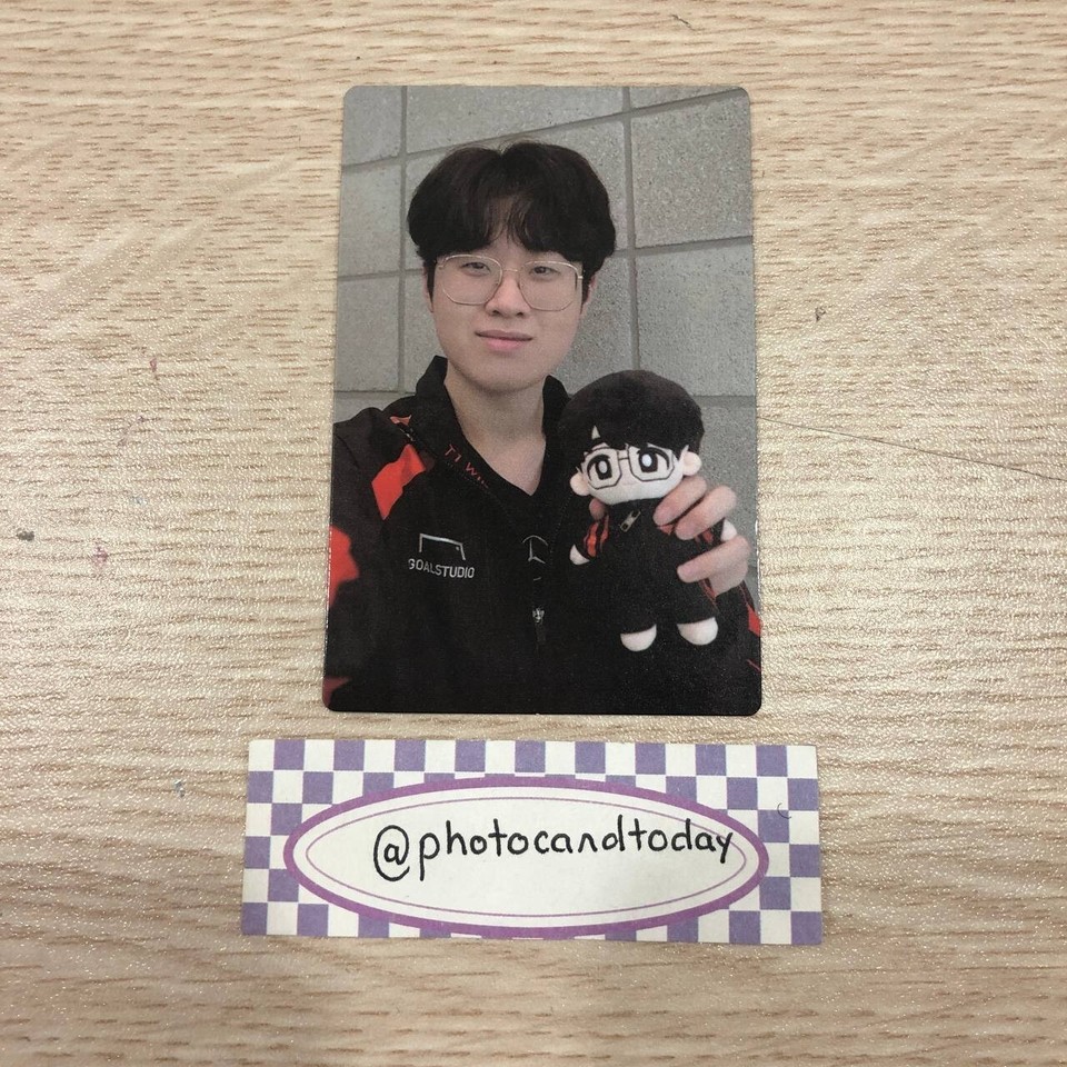 2024 T1 PLAYERS PLUSHIE OFFICIAL PHOTOCARD DOLL SKT IDOL KPOP ZOFGK LOL ...