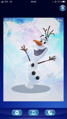 Disney Collect Icy Allegiance Olaf Card Super Rare | eBay