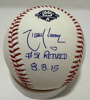 RANDY JOHNSON Signed Official ARI MLB Baseball AUTO w/ "#51 Retired ...