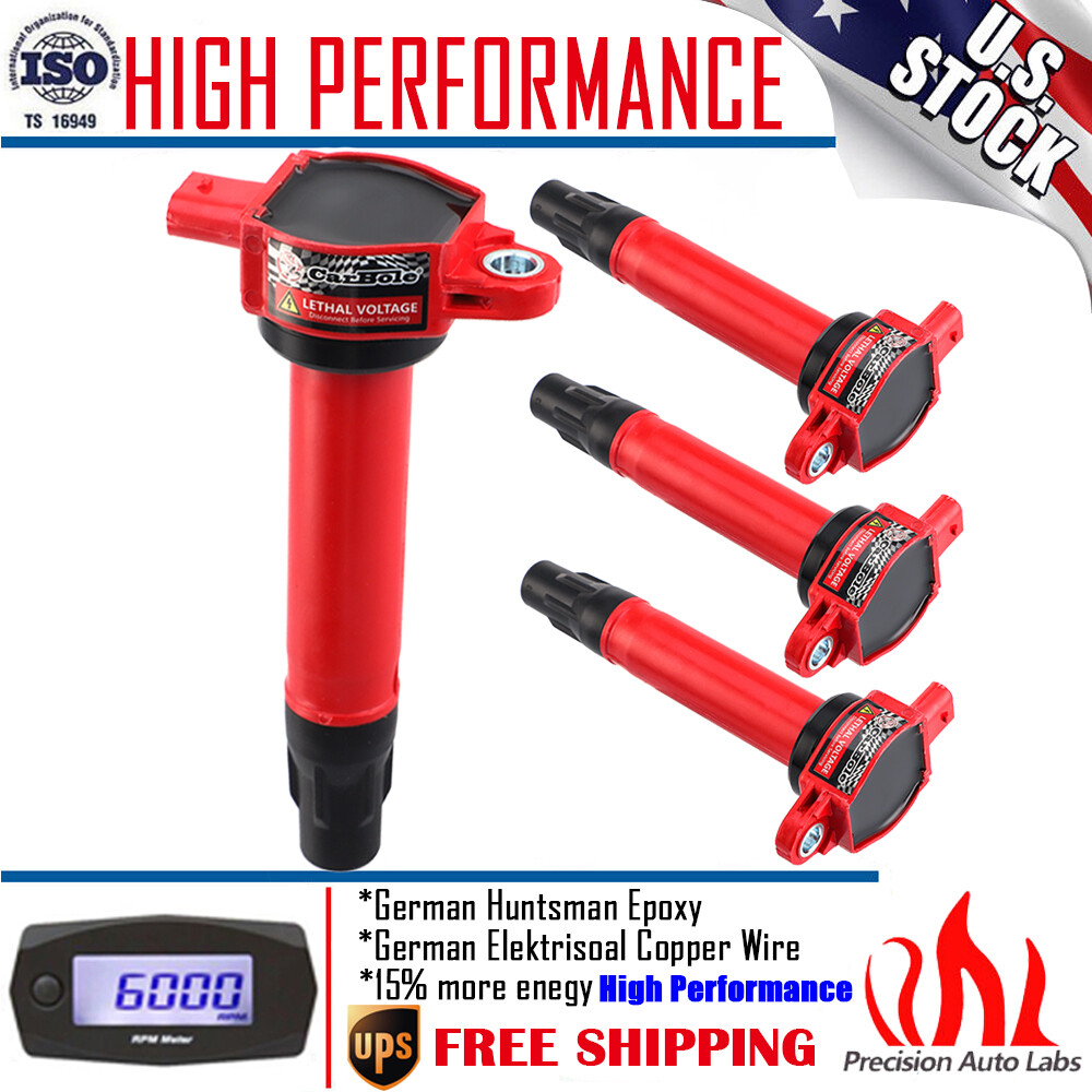 4 Pack Ignition Coil for Dodge Jeep Journey Caliber Compass 2.4L ...