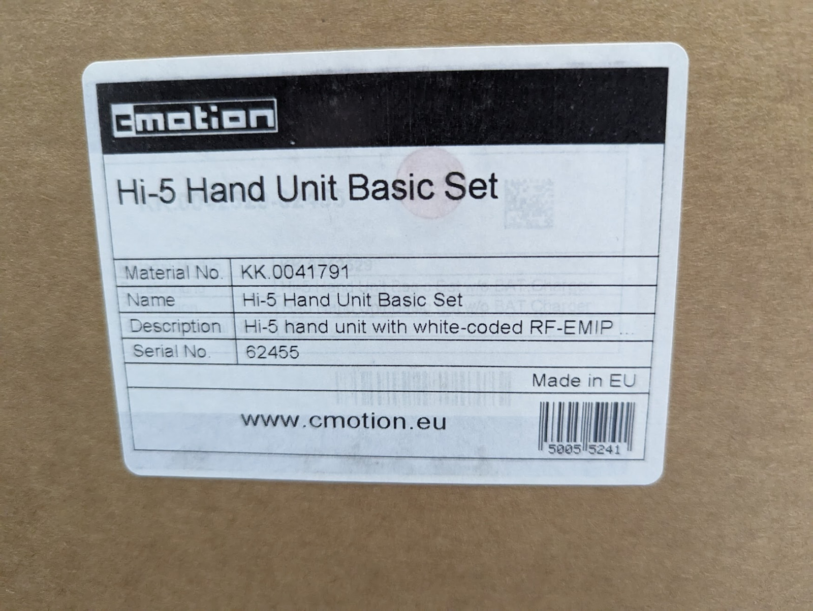 New ARRI Hi-5 Hand Unit Basic Set MFR #KK.0041791 | eBay