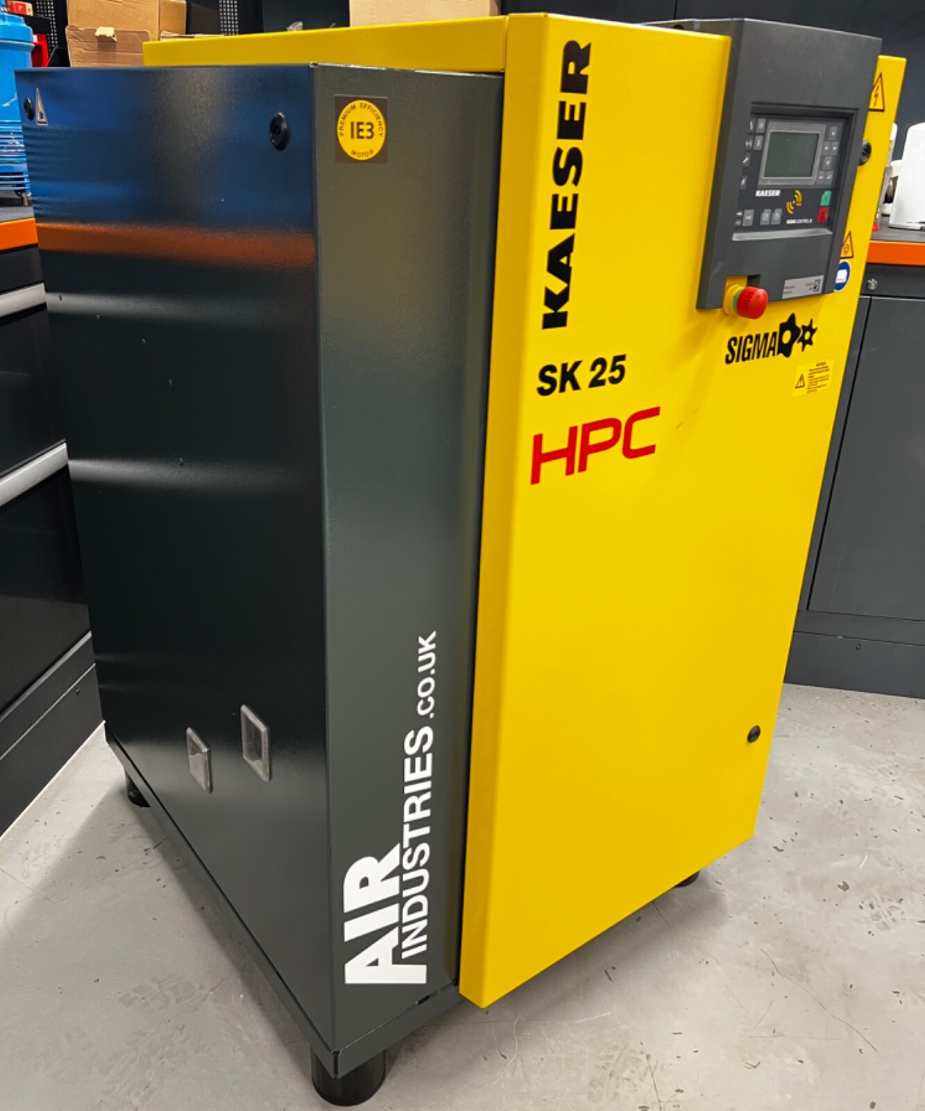 HPC / Kaeser SK25 Rotary Screw Compressor 15Kw, 20Hp, 88.28cfm! 8Bar ...