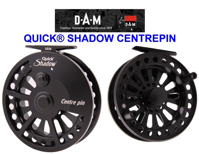 D.A.M Dam Quick Shadow Centrepin Reel Fishing SUPERB 1623001 for sale ...