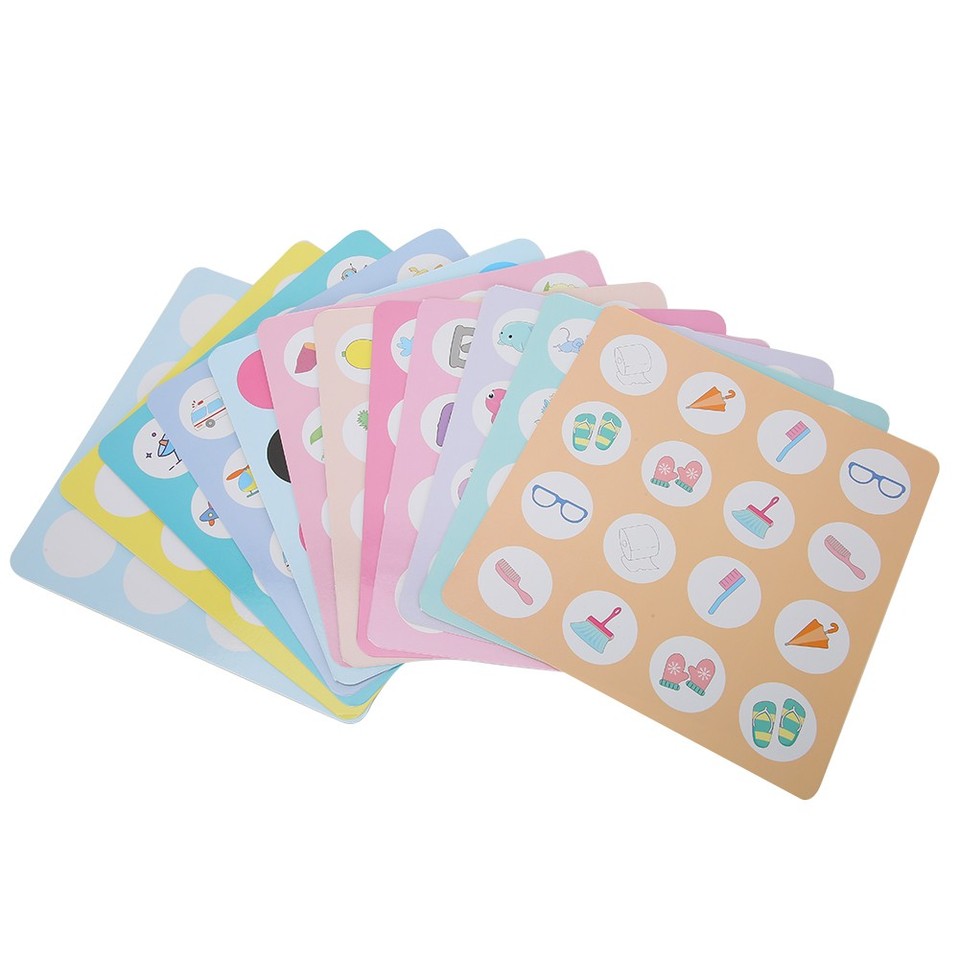 Matching Puzzle Card Game Memory Training Guessing Color Game Chess ...