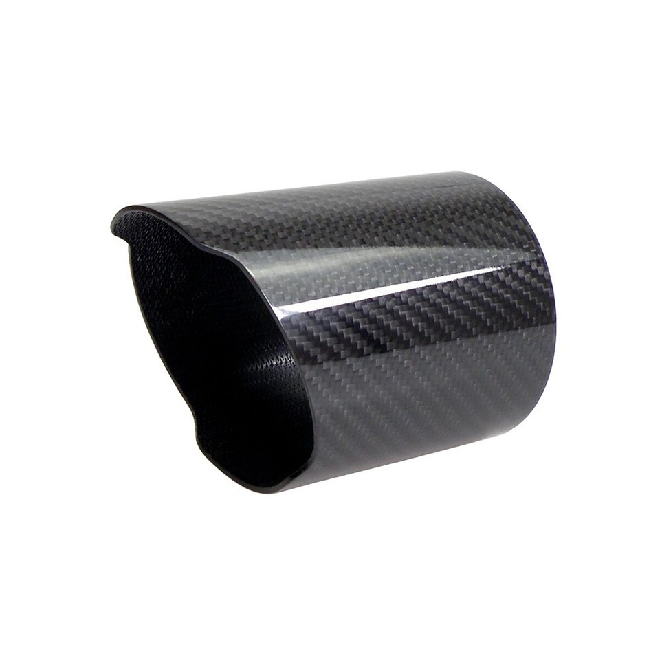 Universal Car Exhaust Tip Cover, Carbon Fiber Style Muffler End Pipe ...