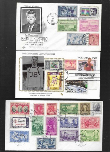 US FDC FIRST DAY COVERS COLLECTION LOT OF 24 WITH COMBO | eBay