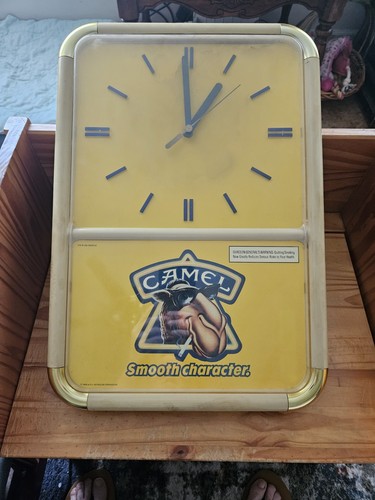 Joe Camel Battery Operated Analog Clock | eBay