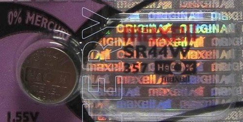 1 Maxell 357 EPX76 SR44W AG13 LR44 D357H 228 Watch 0% Mercury Battery ...