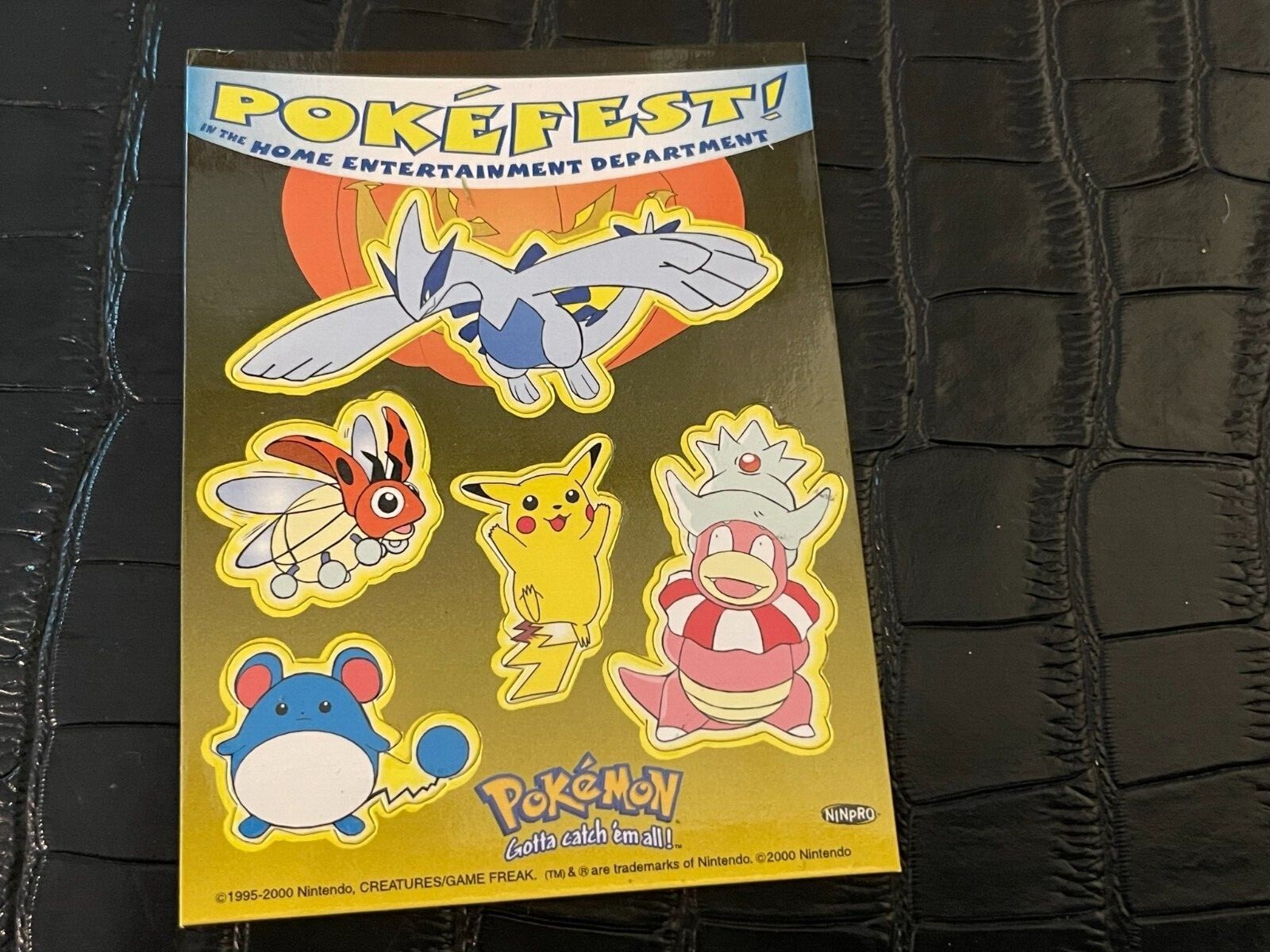 2000 Pokemon Pokefest Ninpro Nintendo Magnet Card Creatures Game Freak ...