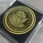 US NAVY CHALLENGE COIN-United States Navy Reserve Service w/2x2 ST Case ...