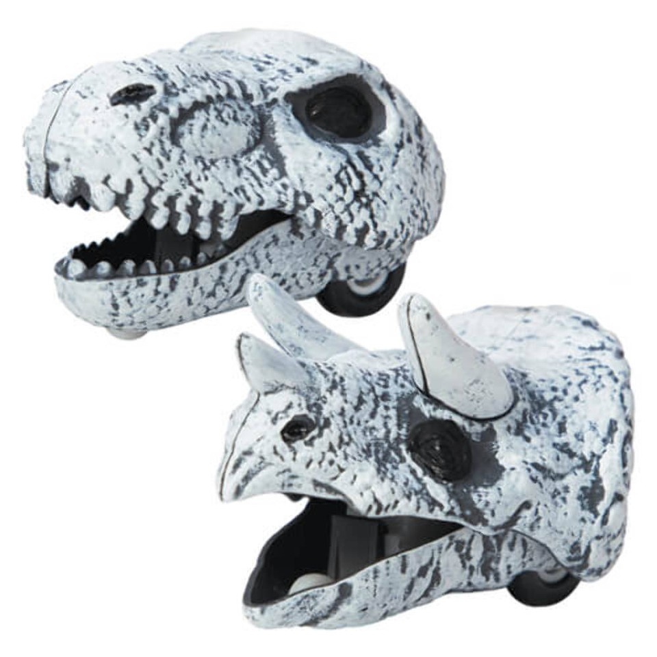Schylling Chomp and Go Dino Skull Pull Back Racer Style Ages Three ...