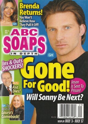 ABC Soaps In Depth July 17, 2007 STEVE BURTON-KRISTEN ALDERSON-DAYTIME ...