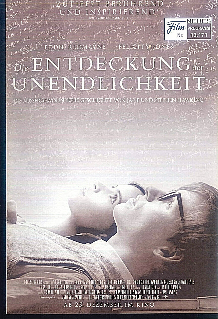 Nfp 13171 ~ The Discovery of Infinity ~ Eddie Redmayne, Felicity Jones ...