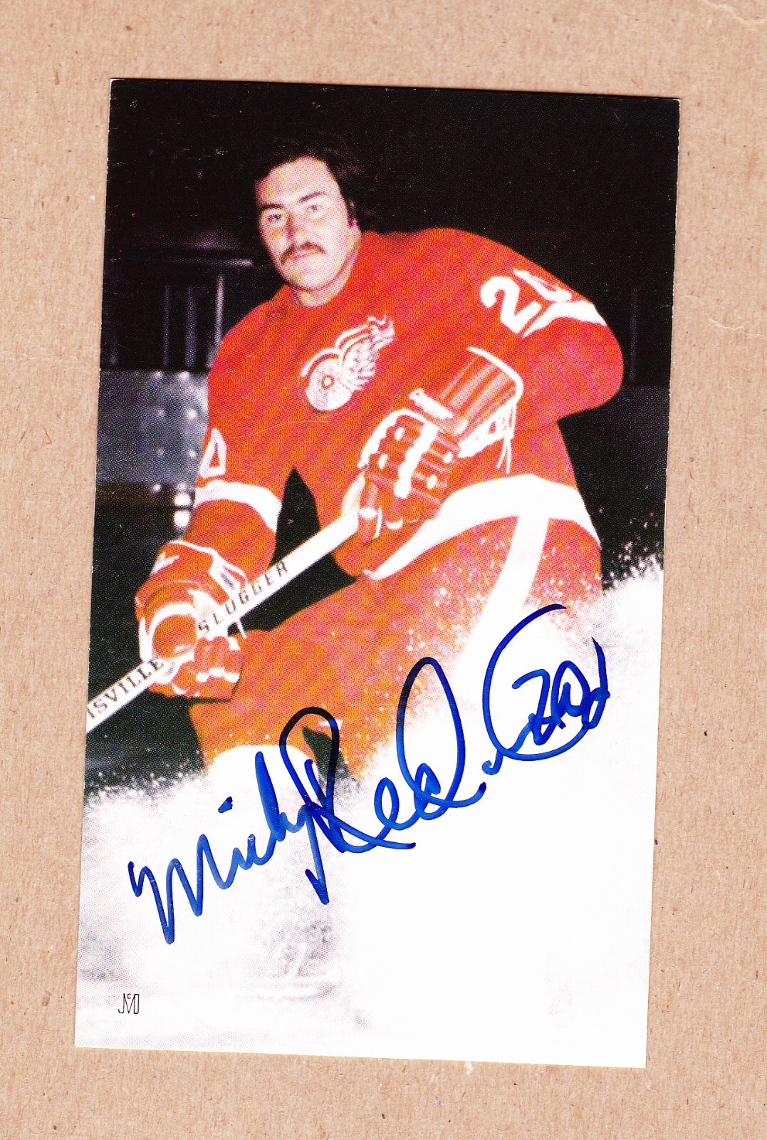 Mickey Redmond signed J.D. McCarthy color postcard-Detroit Red Wings | eBay