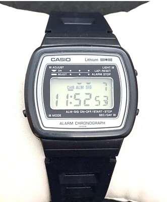 Vintage CASIO F-82 Module 108 Men's 37mm Digital Watch Alarm Chrono ...