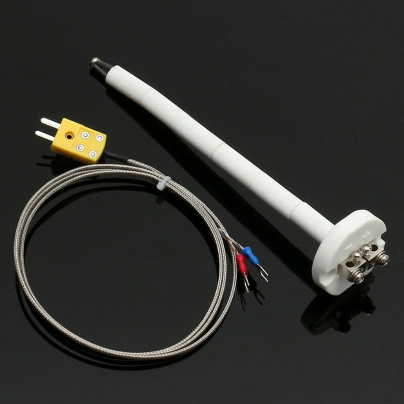 Thermocouple 1M K-Type Temperature Probe Ceramic Kiln Furnace Probe | eBay