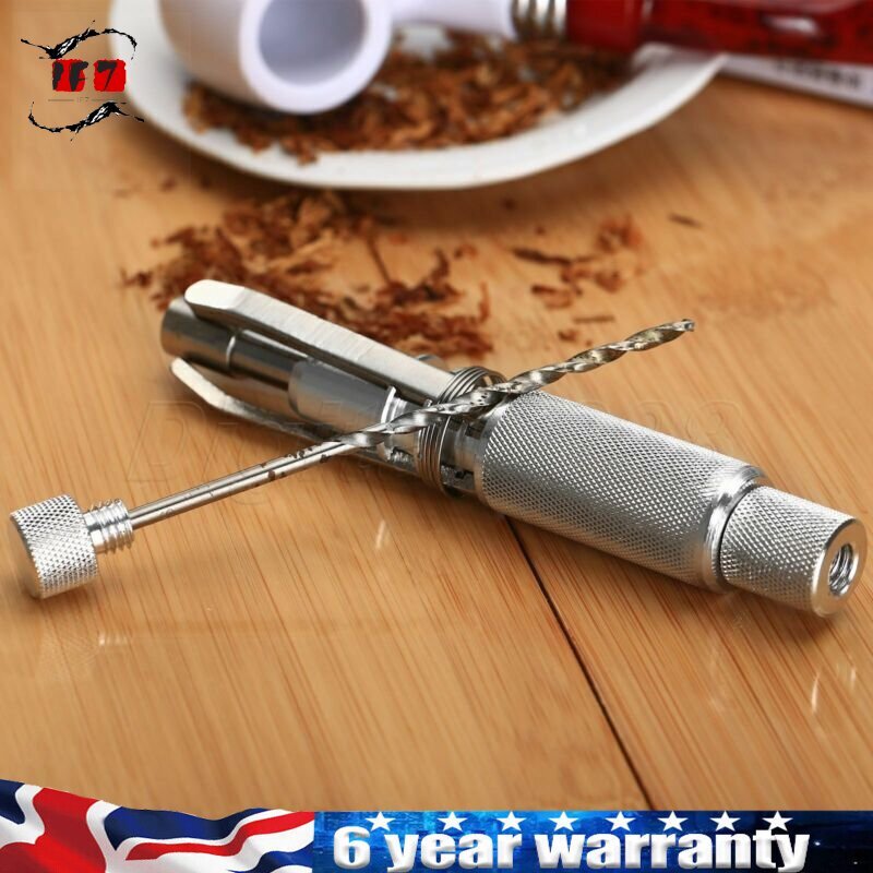 Stainless Steel Tobacco Smoking Pipe Adjustable Reamer Cleaning Tool w ...