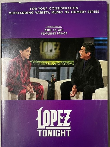 PRINCE on George Lopez Tonight - Emmy Nominated DVD | eBay